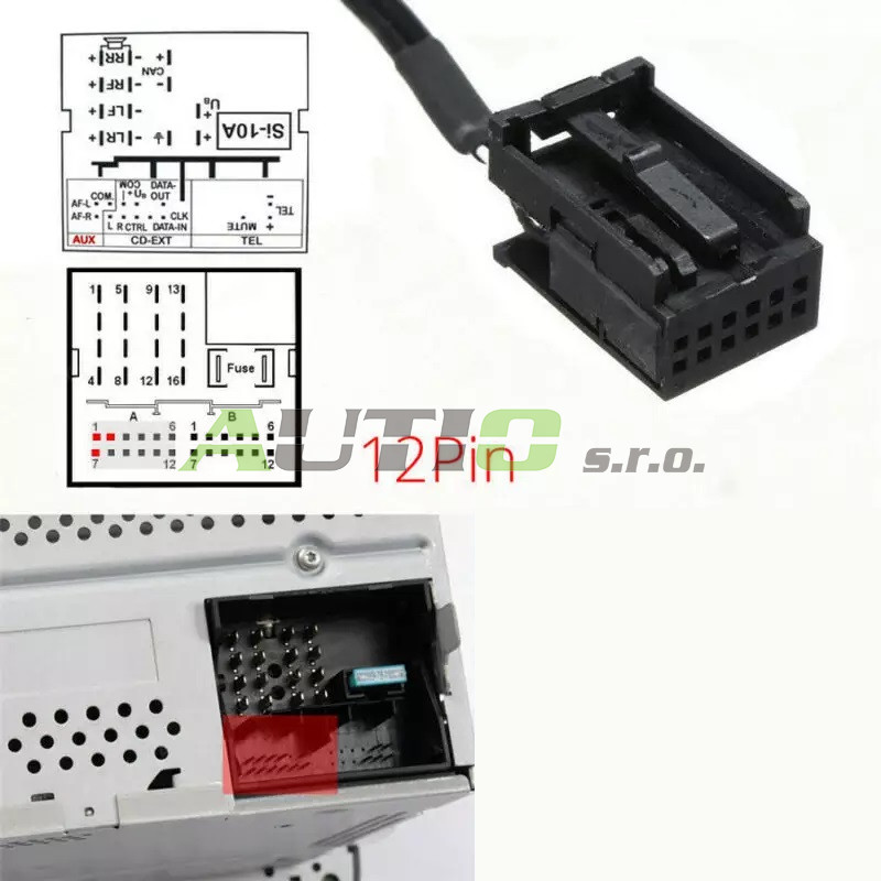 Bluetooth A2DP/handsfree modul pro BMW 12pin | AUTIO