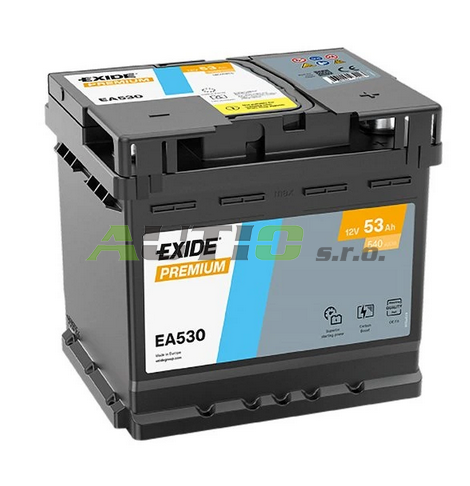 Autobaterie EXIDE Premium 53Ah 12V 540A | AUTIO