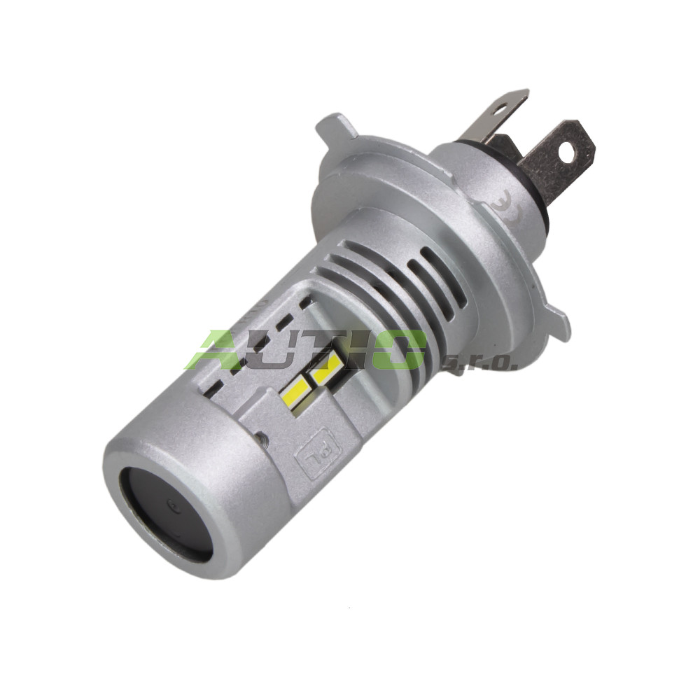 LED H4 bílá, DC 6-48V, AC 12-24V motocyklová | AUTIO
